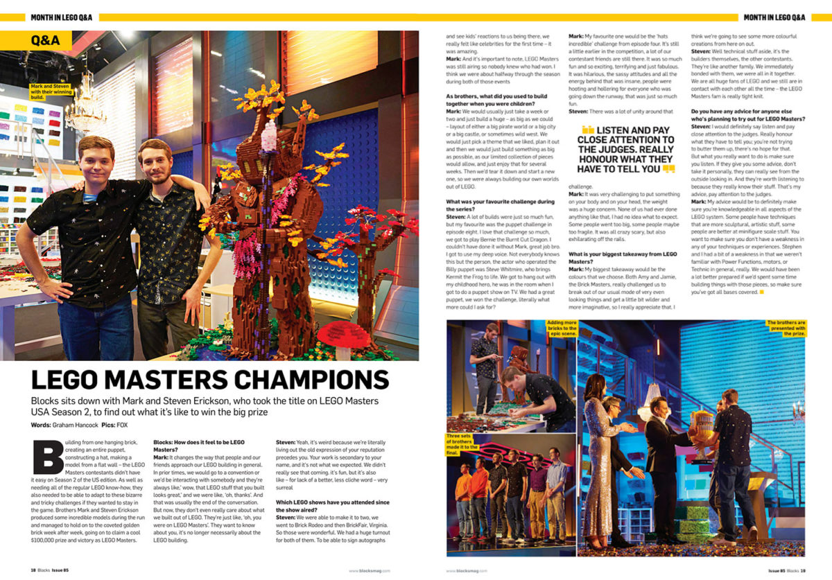 Win £1,000 of LEGO sets with Blocks magazine on Black Friday