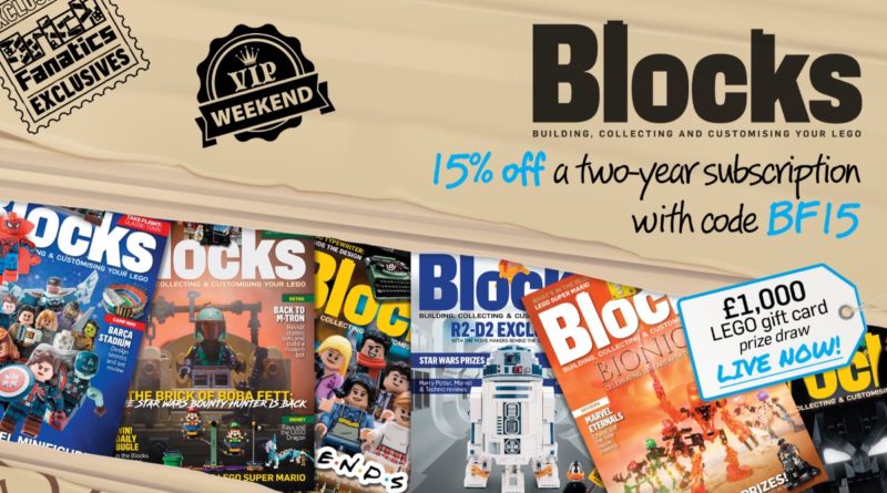 Exclusive discount on Blocks magazine for LEGO VIP Weekend