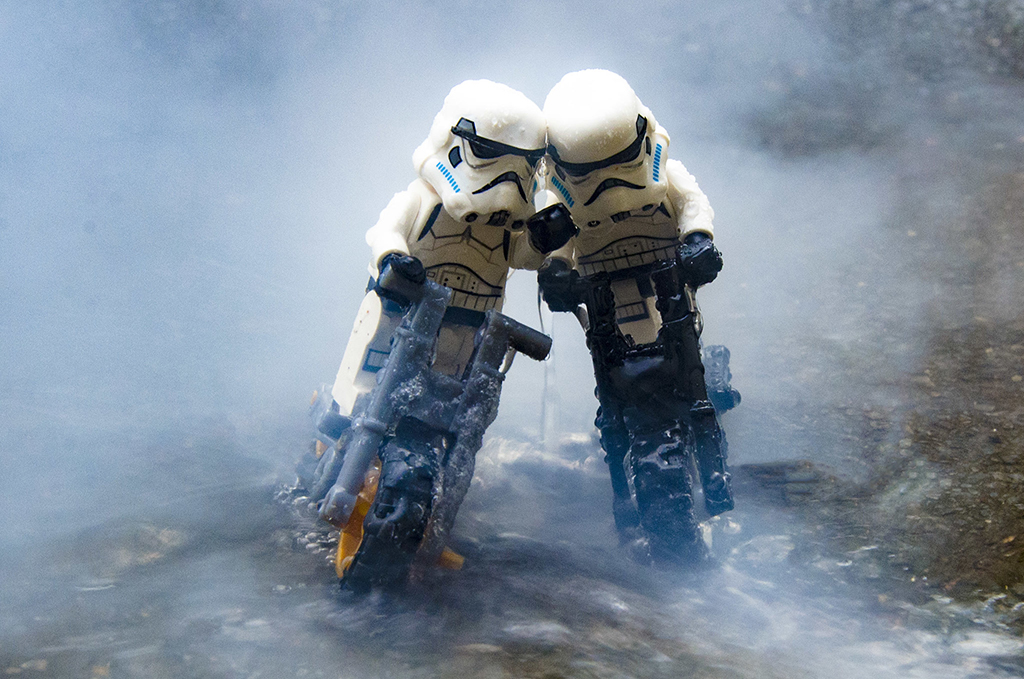 Brick Pic of the Day: Racing Stormtroopers