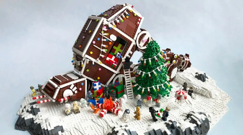 Brick Pic of the Day: Gingerbread AT-AT