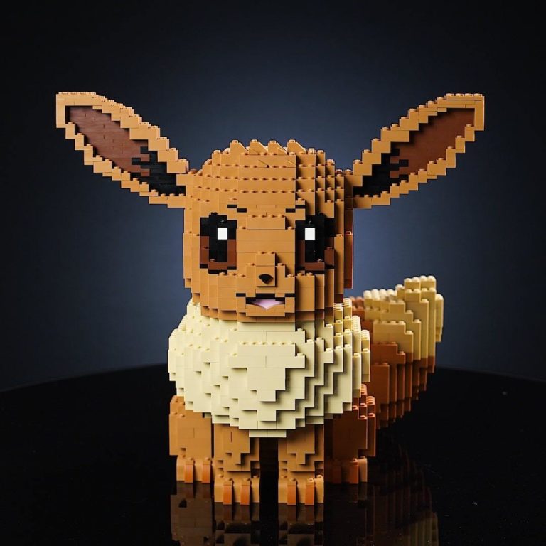 Life-sized LEGO Eevee available in bricks for the first time