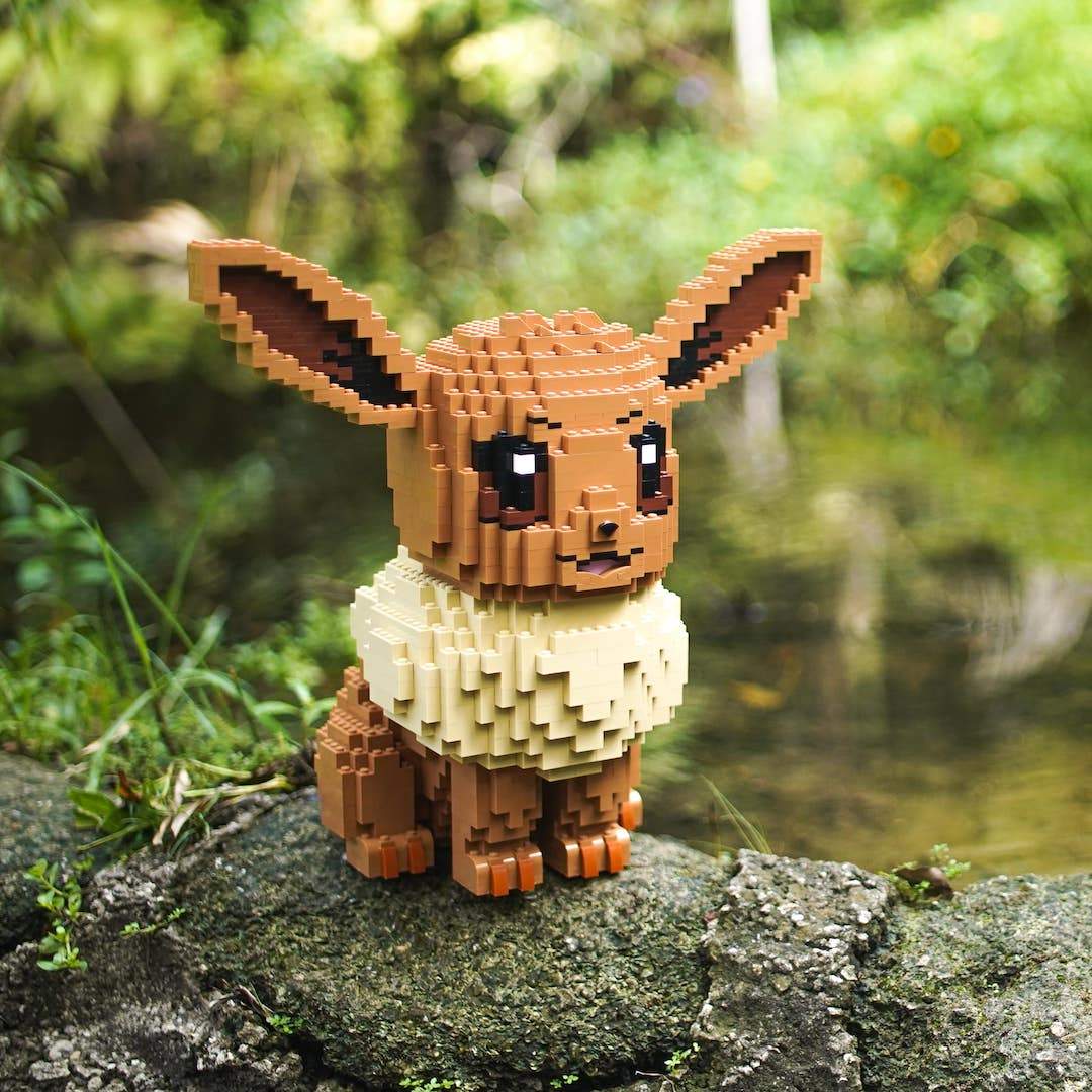 Life-sized LEGO Eevee available in bricks for the first time