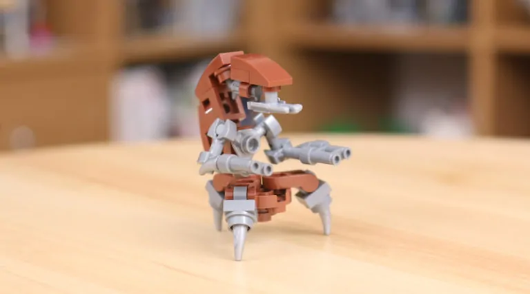 How to build a custom LEGO Star Wars Droideka model