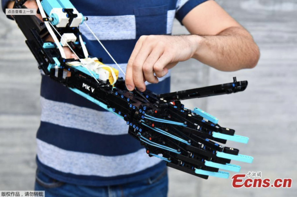 LEGO prosthetic arm gets an update from Spanish student