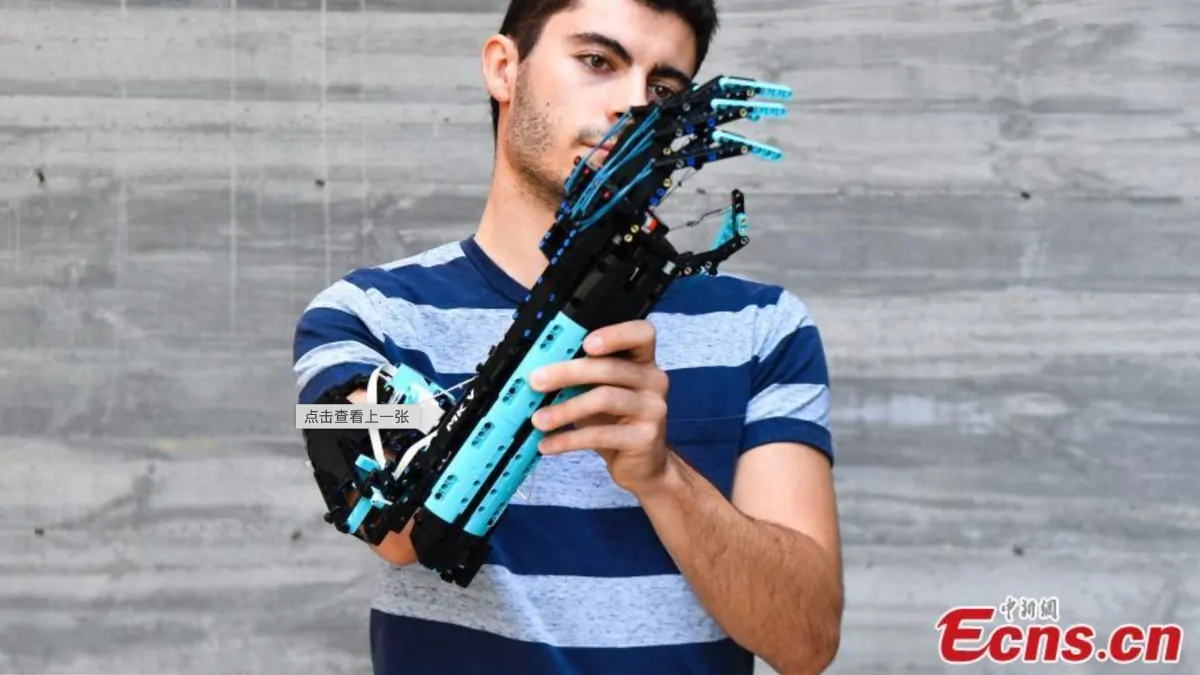 LEGO prosthetic arm gets an update from Spanish student