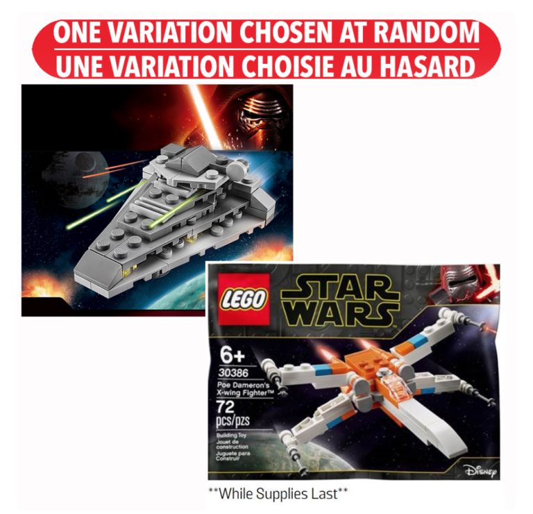 GameStop LEGO Star Wars: The Skywalker Saga polybags