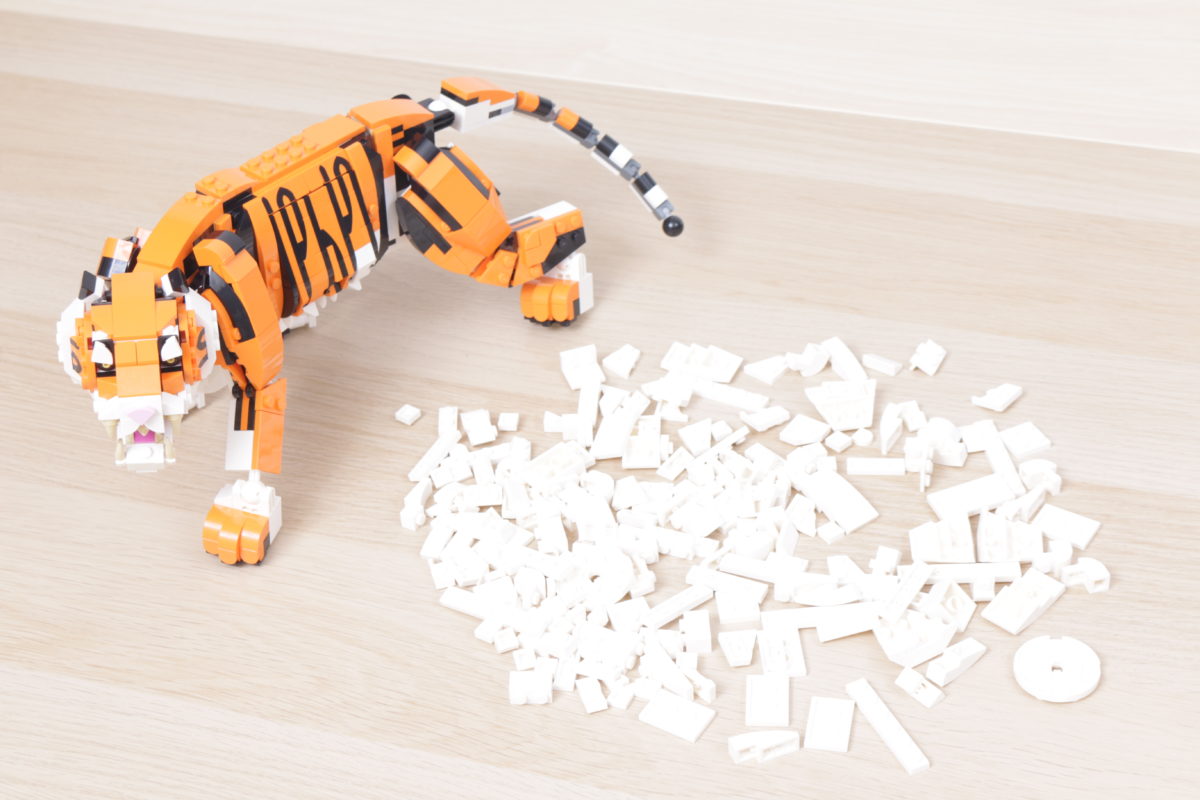 How to rebuild LEGO Creator 3-in-1 31129 Majestic Tiger