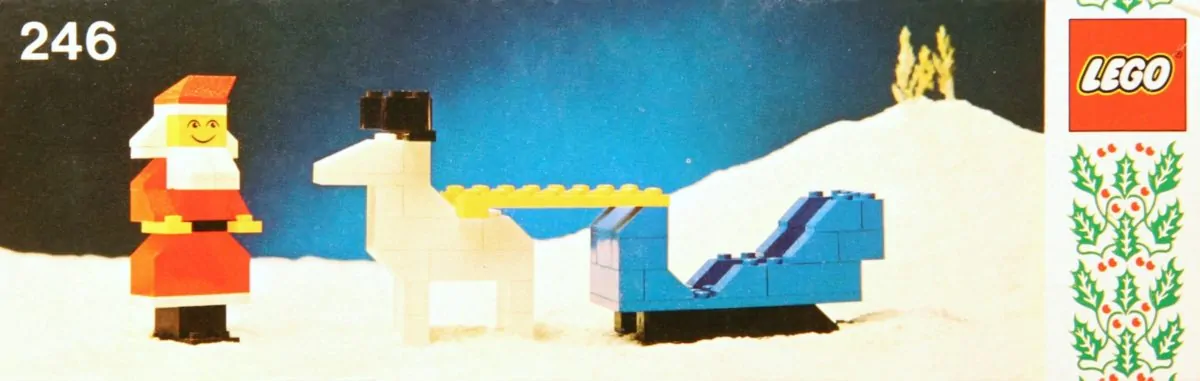 The Seasonal 43-year-old history of Santa's LEGO Sleighs