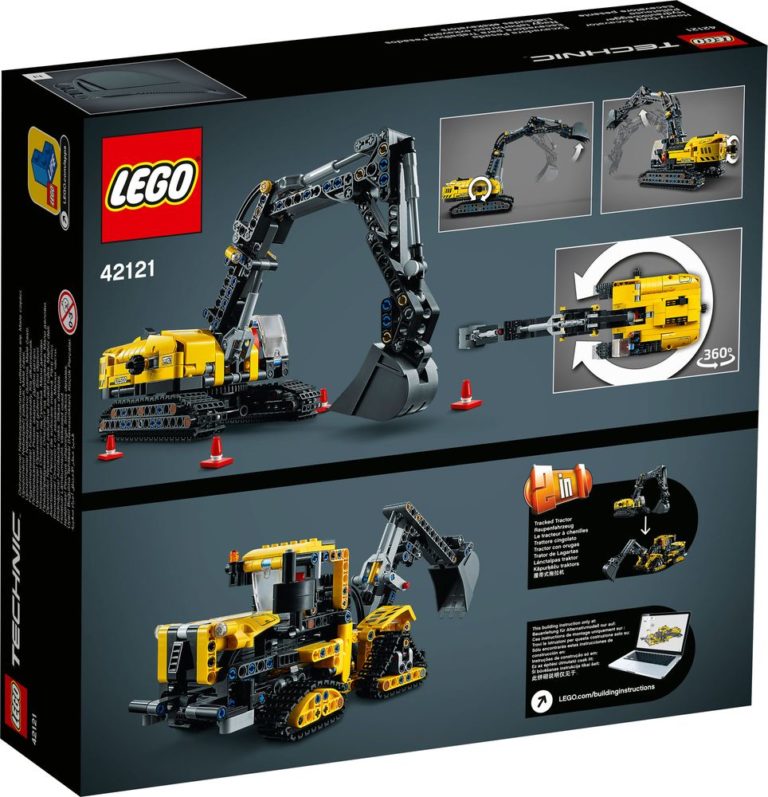 Closer look at LEGO Technic Hovercraft and Excavator revealed