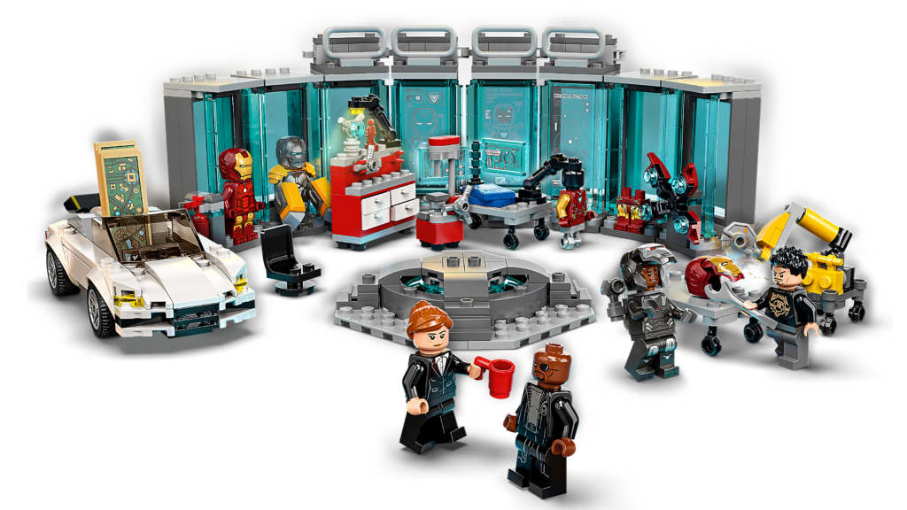 Novi LEGO Marvel 76216 Iron Man Armory službeno otkriven