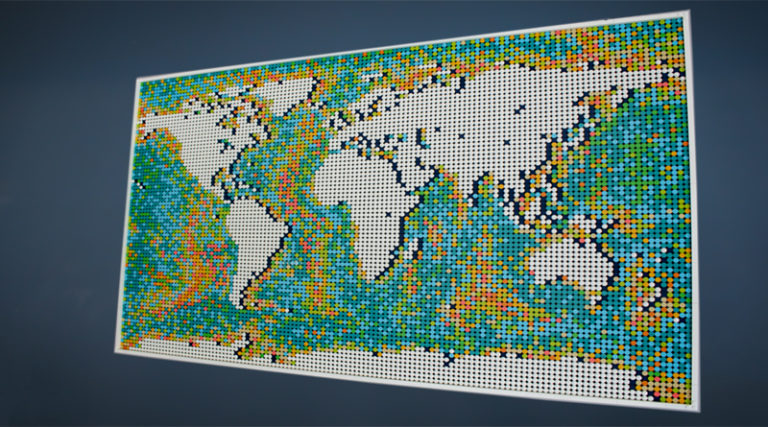 Plan your next holiday with LEGO 31203 World Map