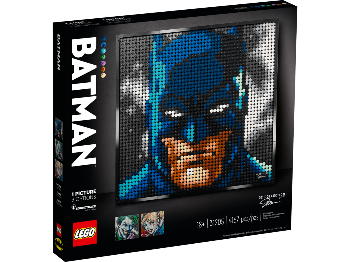 LEGO Art 31205 Jim Lee Batman Collection officially unveiled