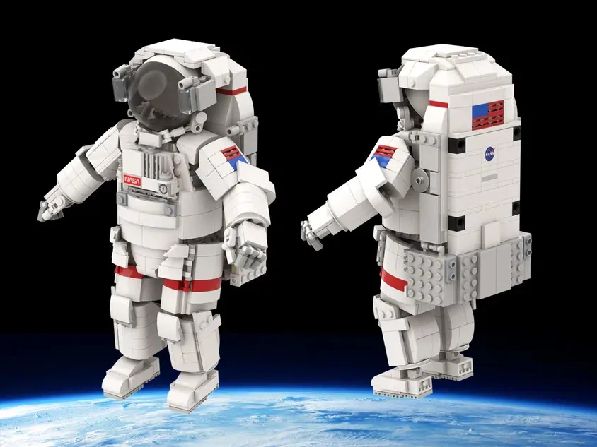 Brick-built astronaut has lift-off on LEGO IDEAS