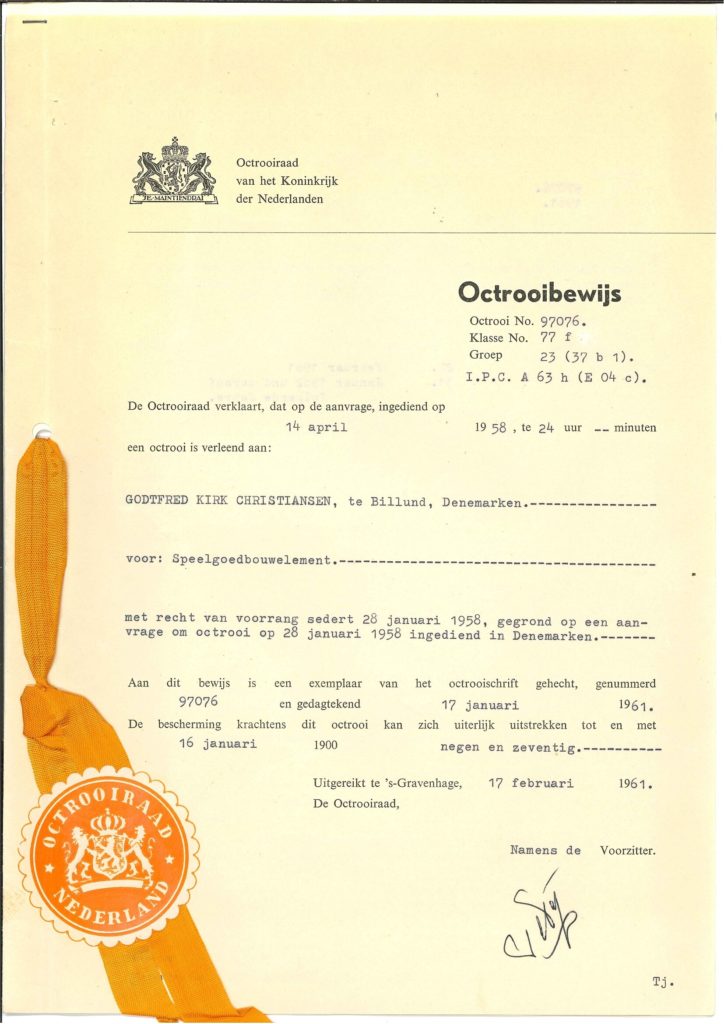 Celebrate International LEGO Day with these original brick patents