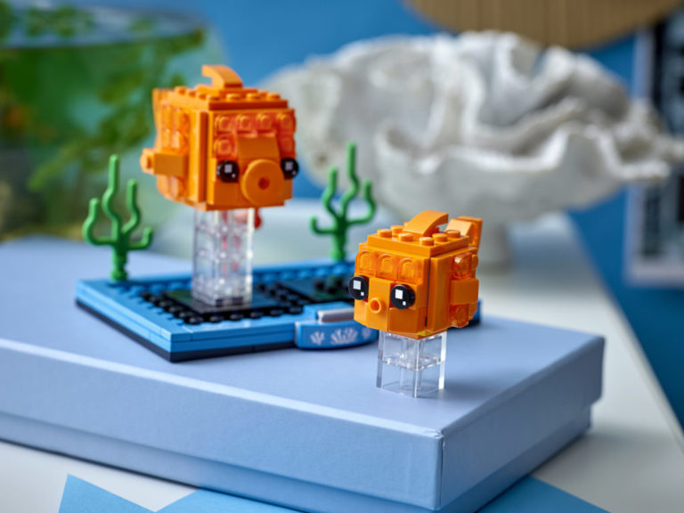 LEGO BrickHeadz Pets 40442 Goldfish and 40443 Budgie officially revealed