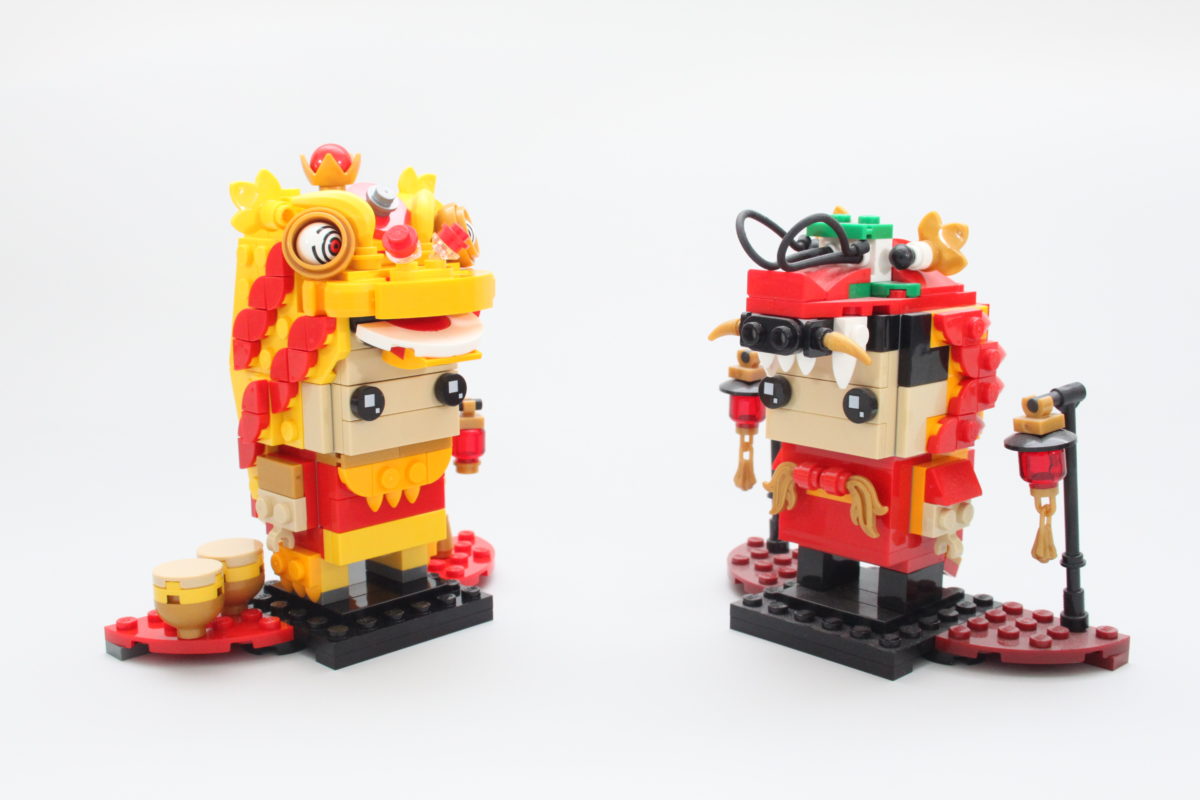 LEGO BrickHeadz 40540 Lion Dance Guy review and gallery
