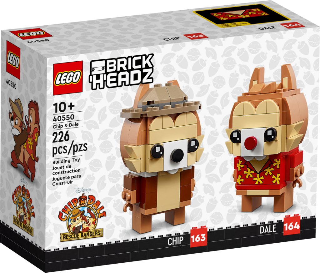 New LEGO Disney BrickHeadz set 40550 Chip & Dale revealed