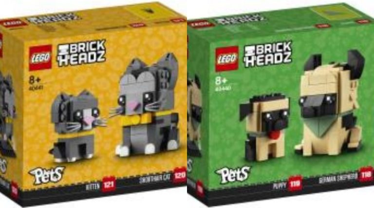New LEGO BrickHeadz Pets sets revealed