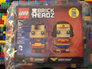 First ever Comic Con LEGO BrickHeadz up for auction