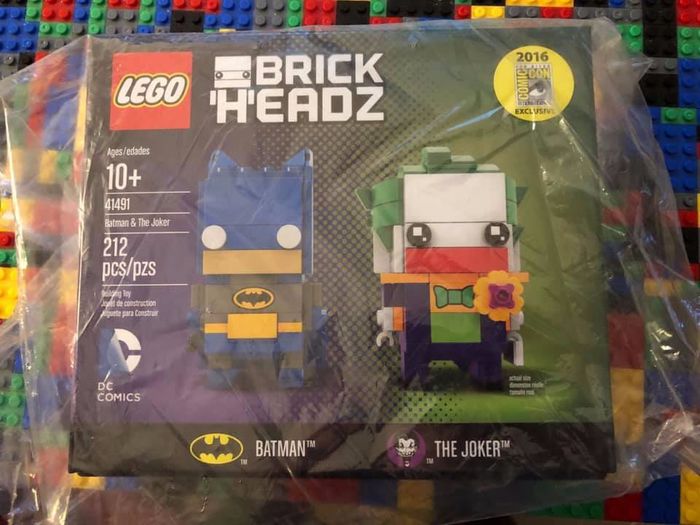 First ever Comic Con LEGO BrickHeadz up for auction