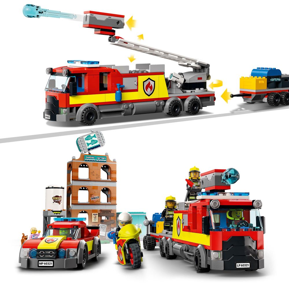 Zavvi LEGO Deals: save 40% on LEGO City 60321 Fire Brigade