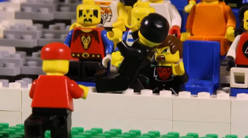 LEGO stop motion clip recreates Cantona kick