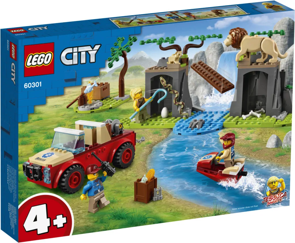 LEGO CITY summer 2021 sets include several new moulded animals