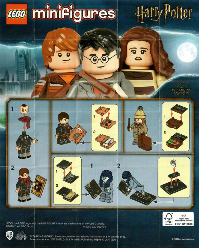LEGO Collectible Minifigures 71028 Harry Potter Series 2 revealed