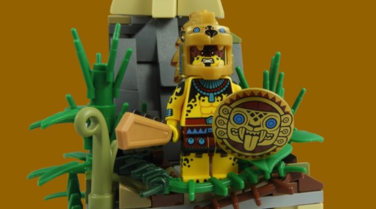 LEGO Collectible Minifigures Series 21 Ancient Warrior vignette