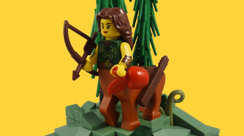 LEGO Collectible Minifigures Series 21 Centaur Warrior vignette