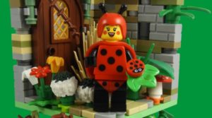 LEGO Collectible Minifigures Series 21 Ladybug Girl vignette