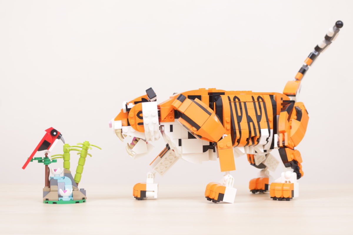 LEGO Creator 3-in-1 31129 Majestic Tiger review and gallery