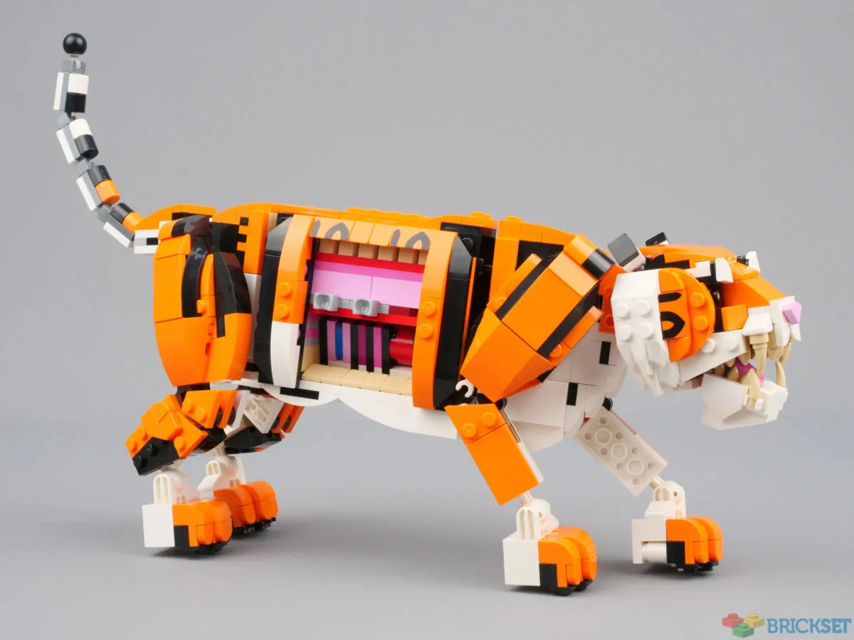 First look at LEGO Creator 31129 Majestic Tiger 2022 set