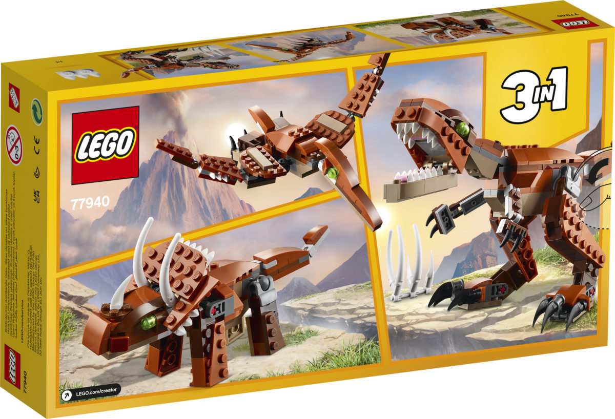 LEGO Creator Mighty Dinosaurs recolours officially revealed