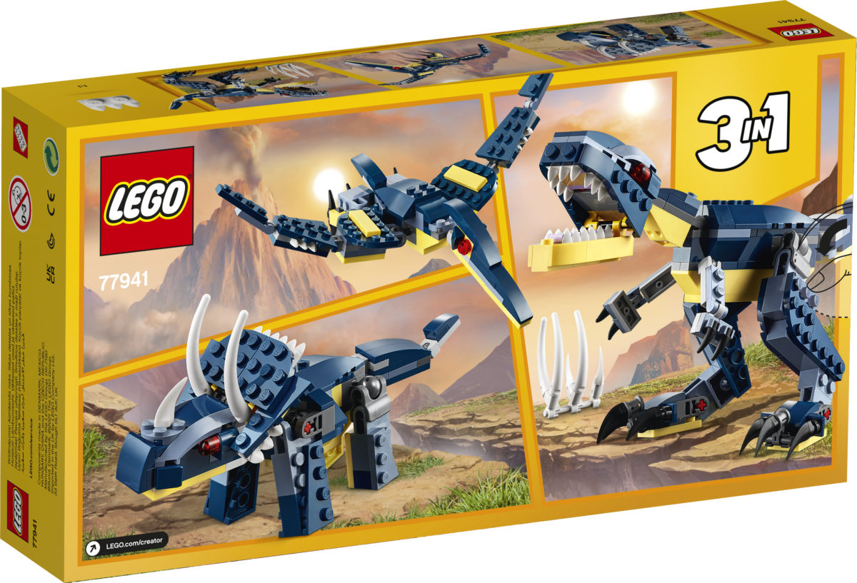 LEGO Creator Mighty Dinosaurs recolours officially revealed