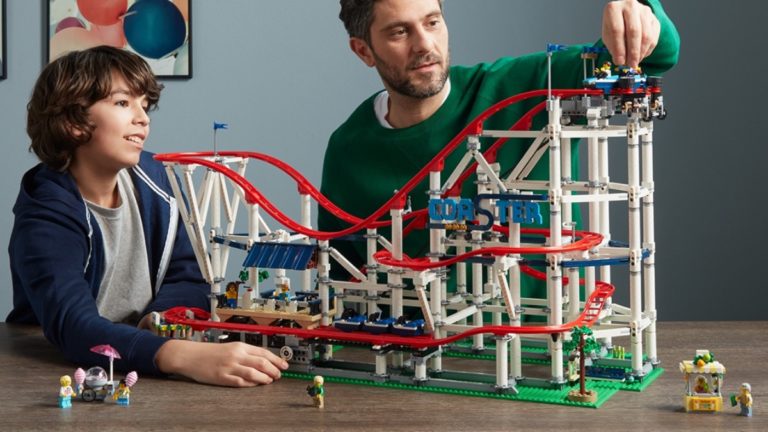 Combining both LEGO roller coasters into one massive ride