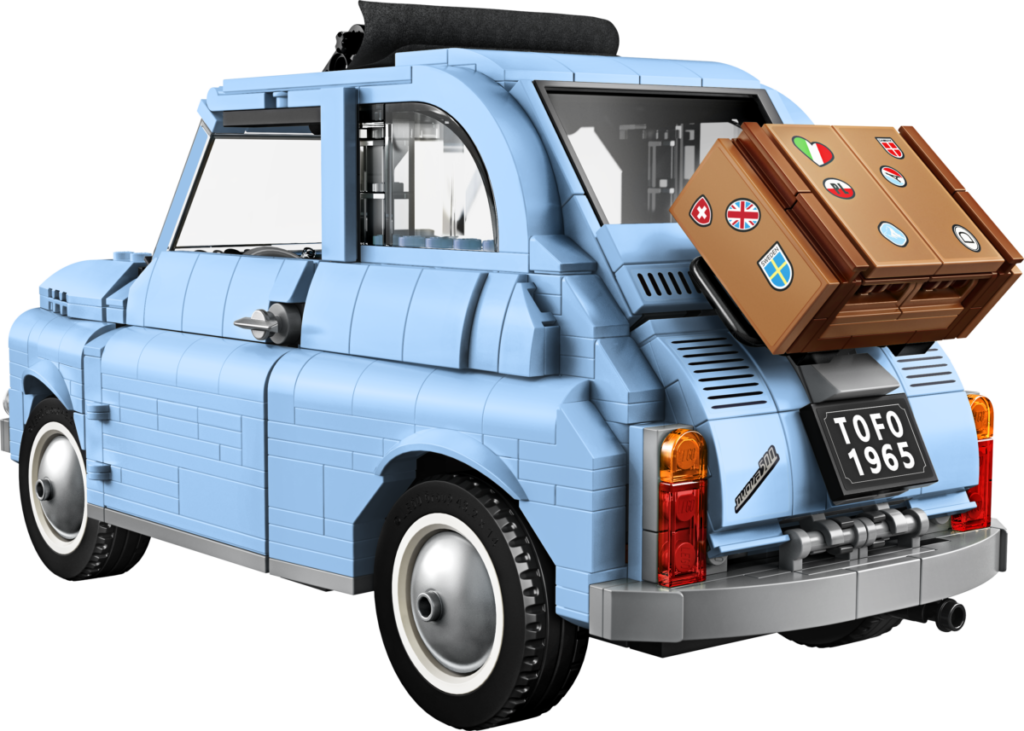LEGO Creator Expert blue 77942 Fiat 500 officially revealed