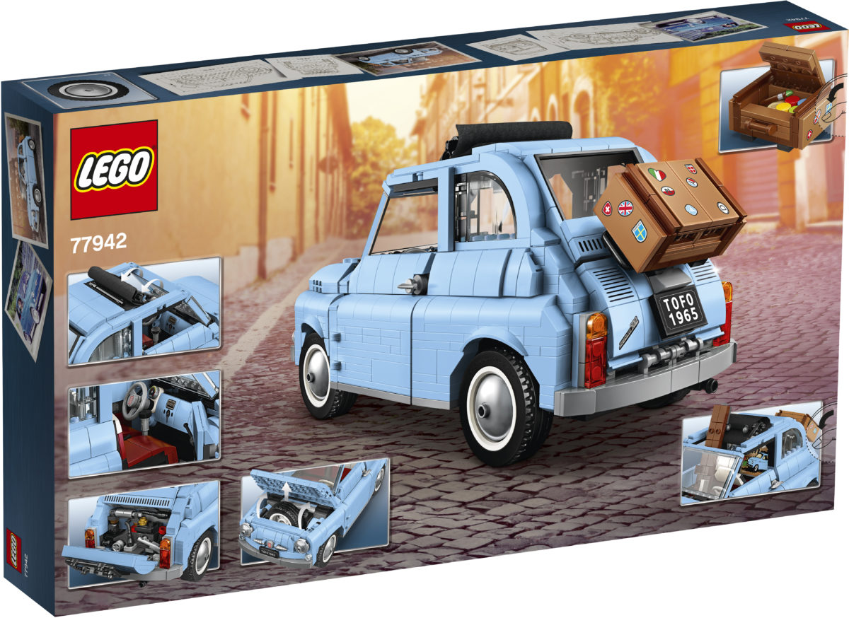 LEGO Creator Expert blue 77942 Fiat 500 officially revealed