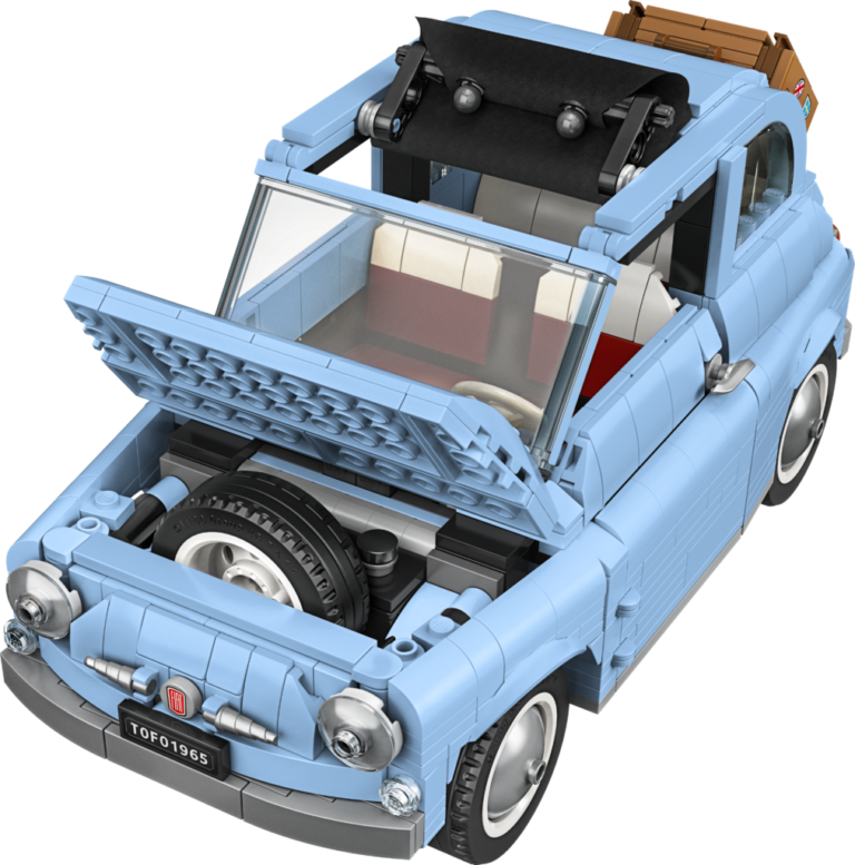 LEGO Creator Expert blue 77942 Fiat 500 officially revealed