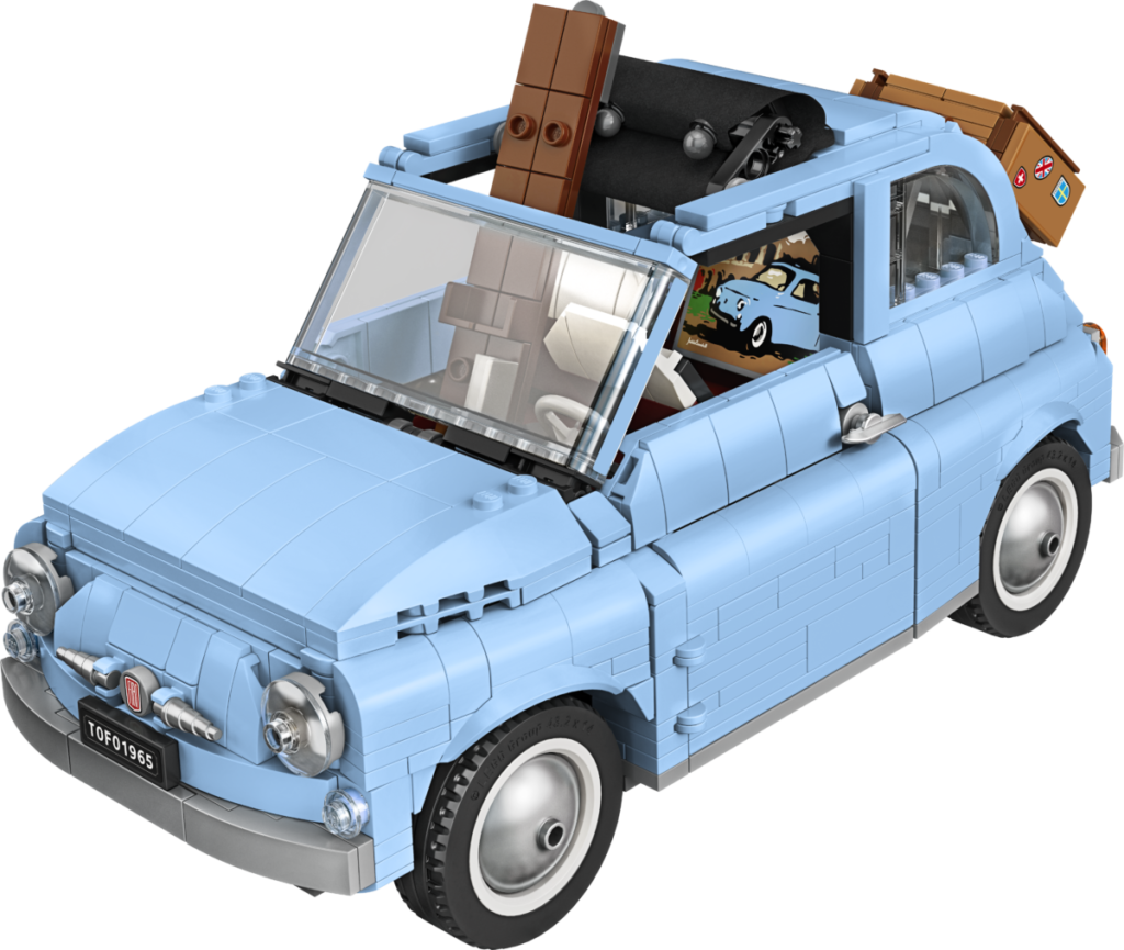 LEGO Creator Expert blue 77942 Fiat 500 officially revealed