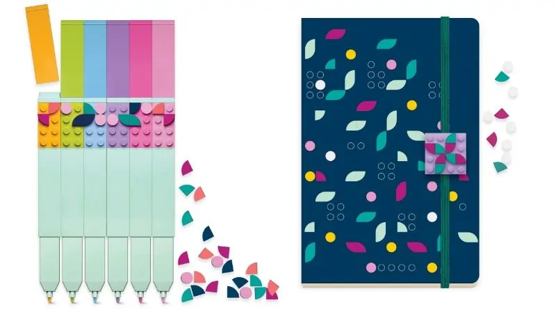 New LEGO DOTS stationery products revealed at LEGO.com