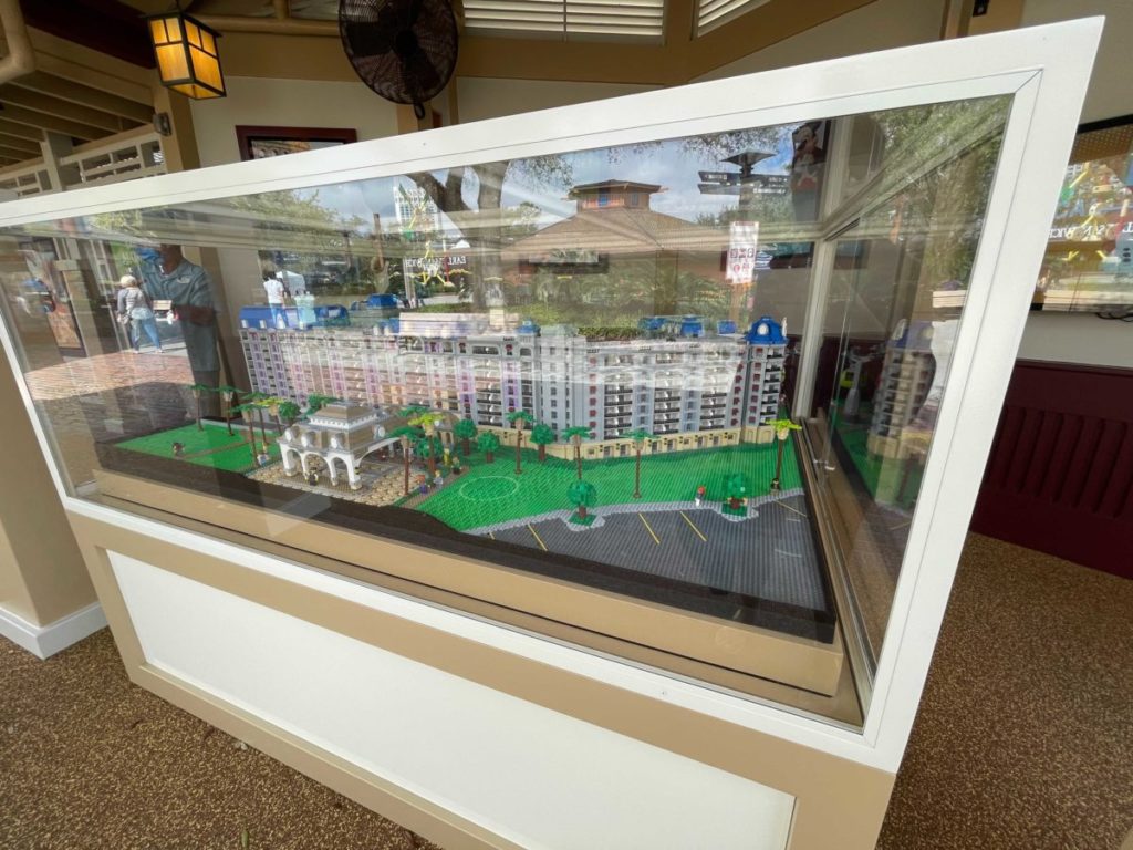 LEGO Disney hotel model now on display at Walt Disney World