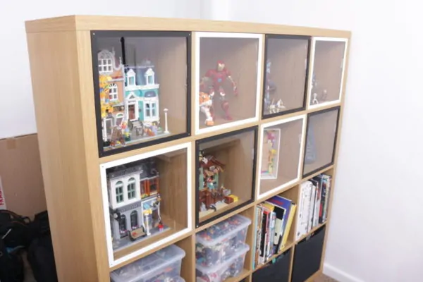 LEGO Display Windows for IKEA Kallax review and gallery