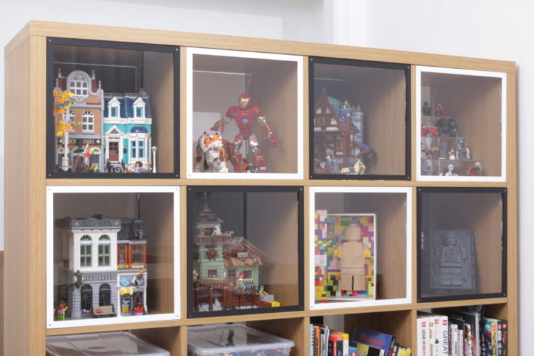 LEGO Display Windows for IKEA Kallax review and gallery