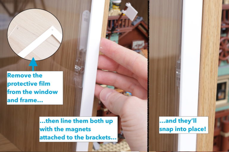 LEGO Display Windows for IKEA Kallax review and gallery