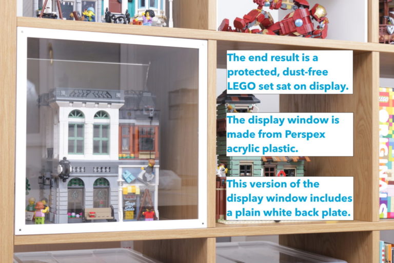 LEGO Display Windows for IKEA Kallax review and gallery