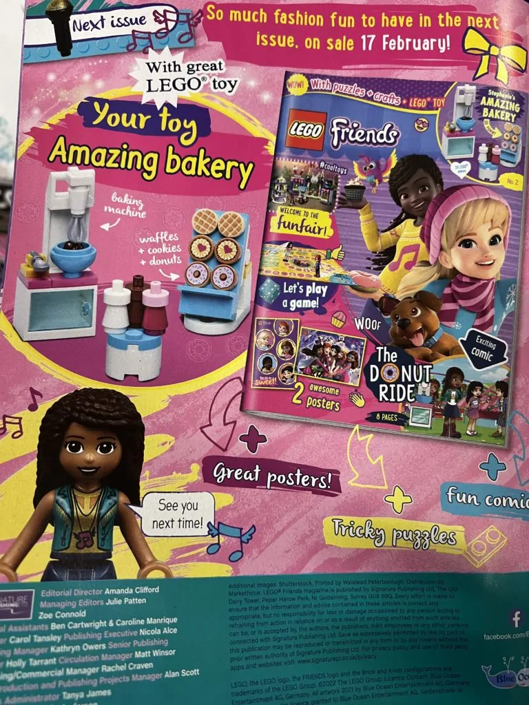 Official LEGO Friends magazine relaunches in the UK