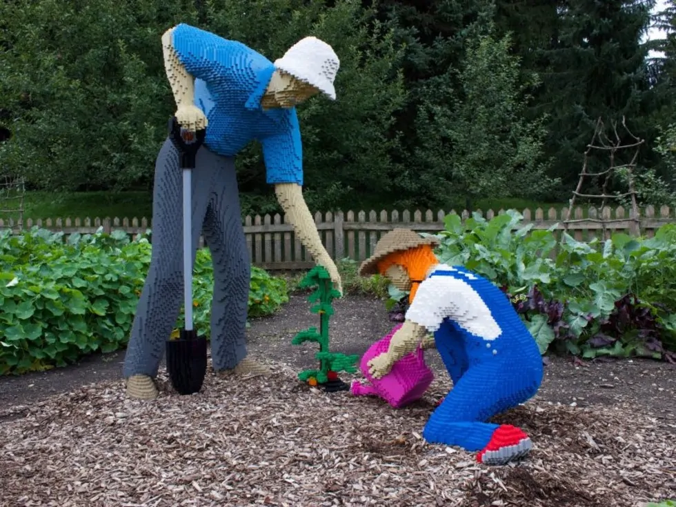 Spring has sprung in the form of LEGO art