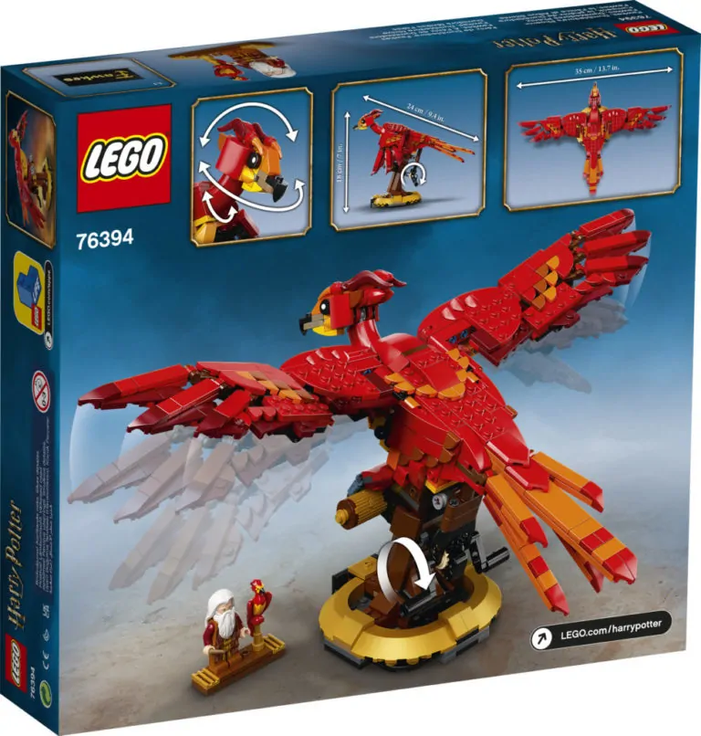 LEGO Harry Potter 76394 Fawkes, Dumbledore’s Phoenix revealed