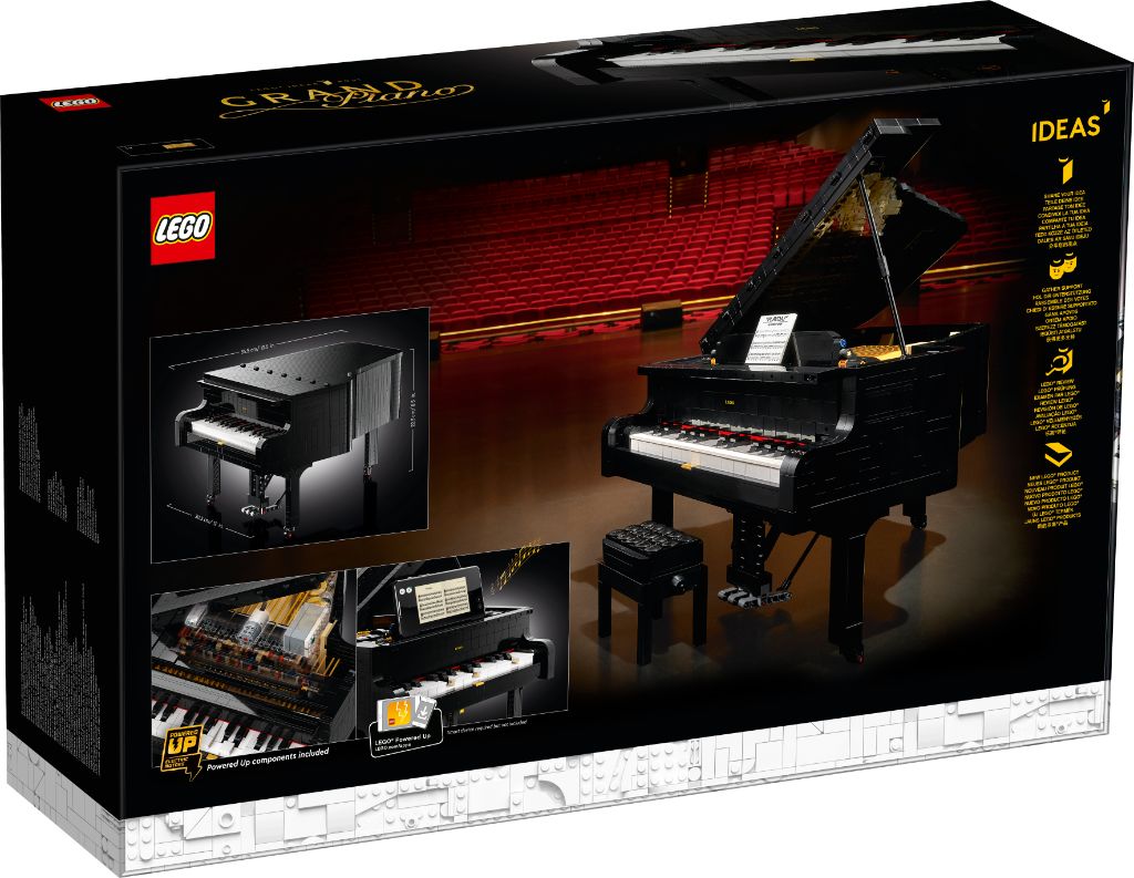 LEGO Ideas 21323 Grand Piano officially unveiled
